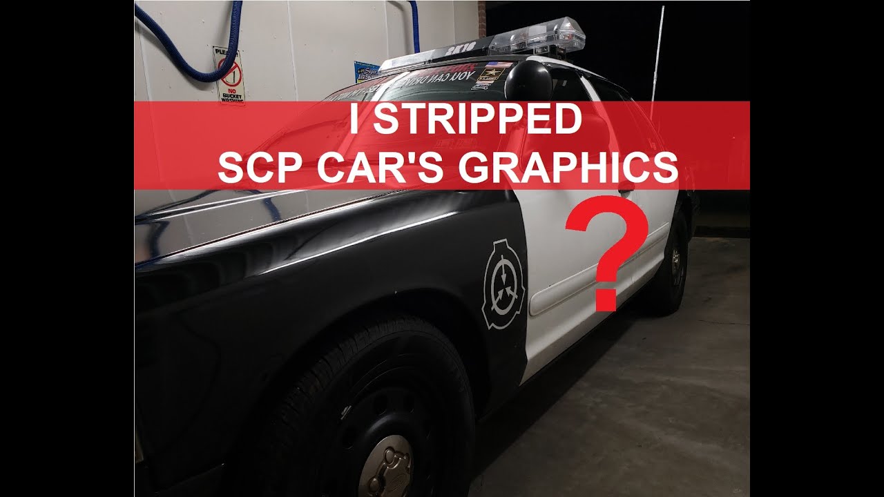 I Stripped SCP Car's Graphic's - YouTube