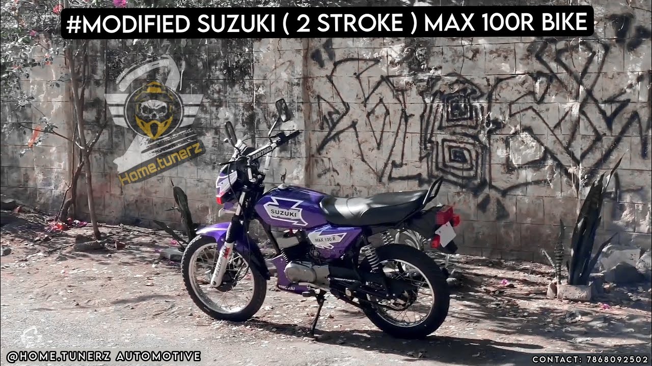 #Home_tunerz ⚡ AUTOMOTIVE_M-PROJECT_MODIFIED SUZUKI MAX100R ( VINTAGE 2 ...