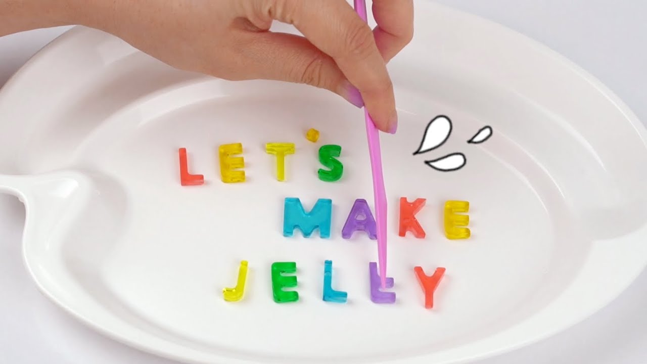Learn Jelly Alphabet | Let's make jelly! - YouTube