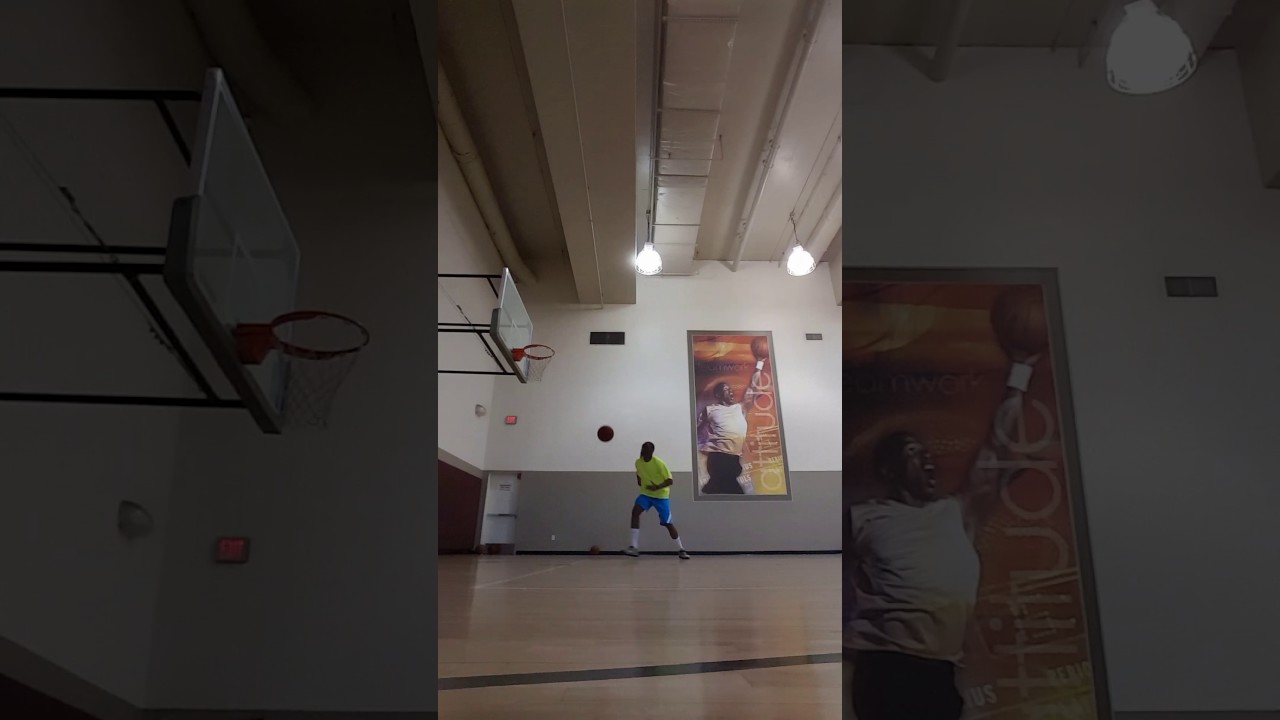 1 bounce dunk by a 60 year old man - YouTube