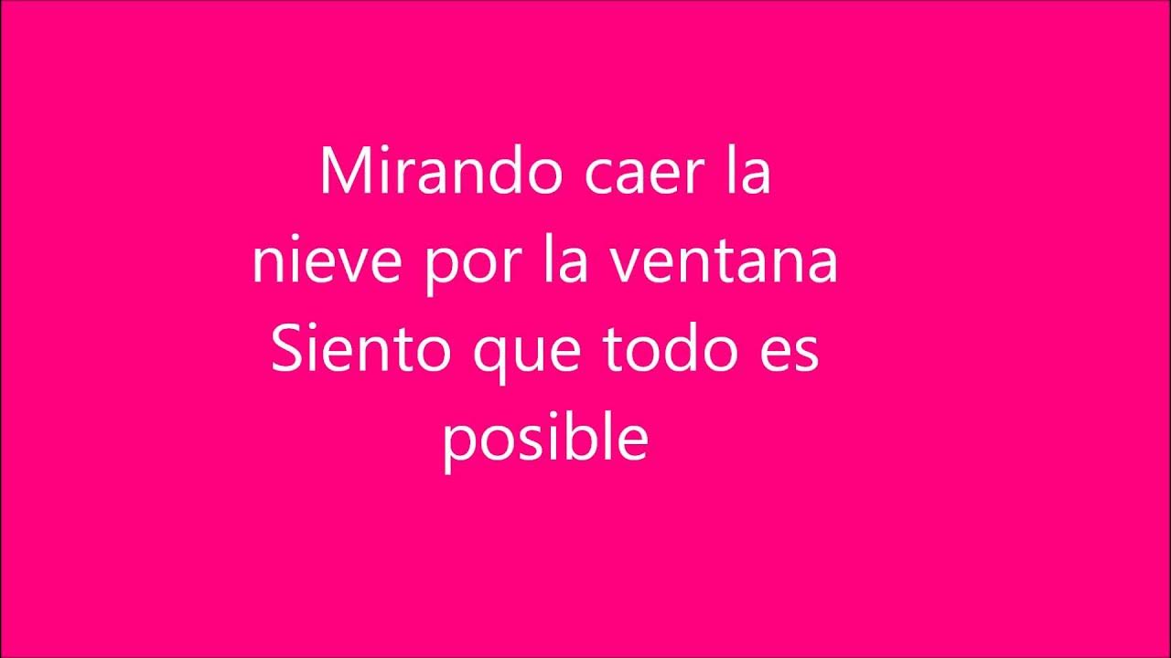 Nuestra cancion de navidad letra - YouTube