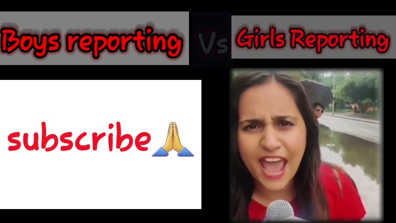Boys Reporting Vs Girls Reporting|| Funny memes|| Girls Reporting ...
