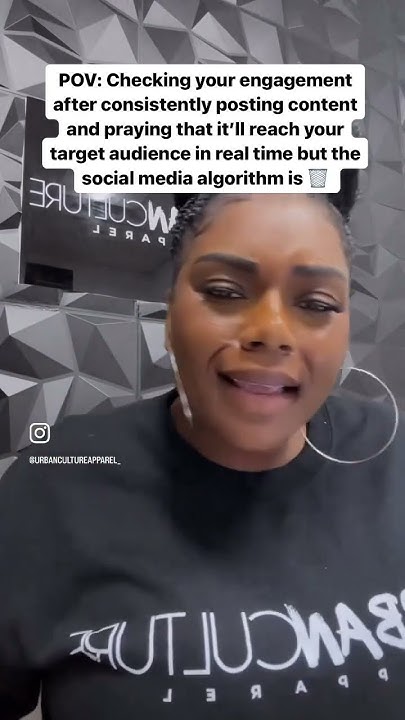 WHEN YOU’RE TRYING TO BEAT THE ALGORITHM SO YOUR CONTENT IS SEEN BY YOUR AUDIENCE! - YouTube
