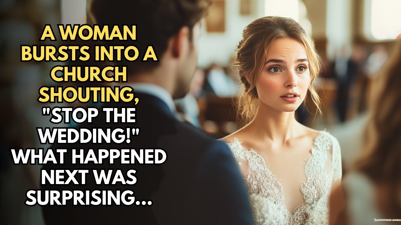 A Woman Bursts Into A Church Shouting, "Stop The Wedding!" What ...
