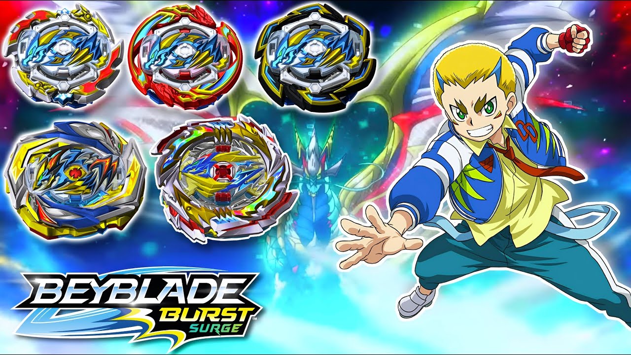 All Dante Koryu Special Moves in Beyblade Burst - YouTube