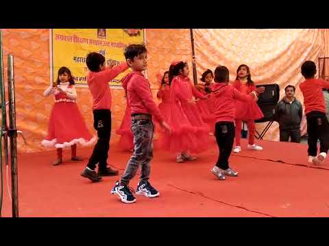 Ek Bata do do bata chaar dance performance by students on republic day at Agarwal shikshan ...
