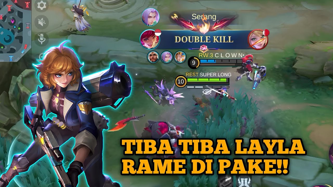 LAYLA SEKARANG OP BANGET CUY!! HARI HARI KETEMU LAYLA || BUILD EMBLEM ...