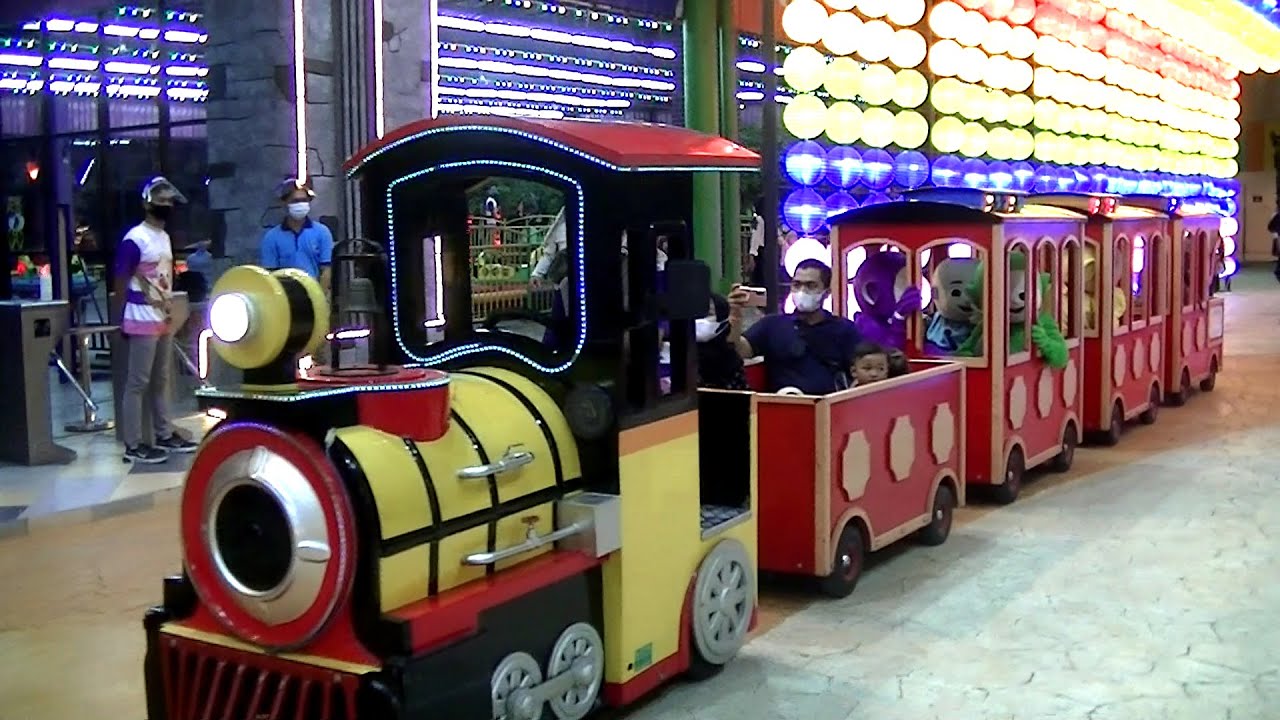 Teletubbies in Gofun Ride Train - Cosplay Teletubbies & Cosplay Upin ...