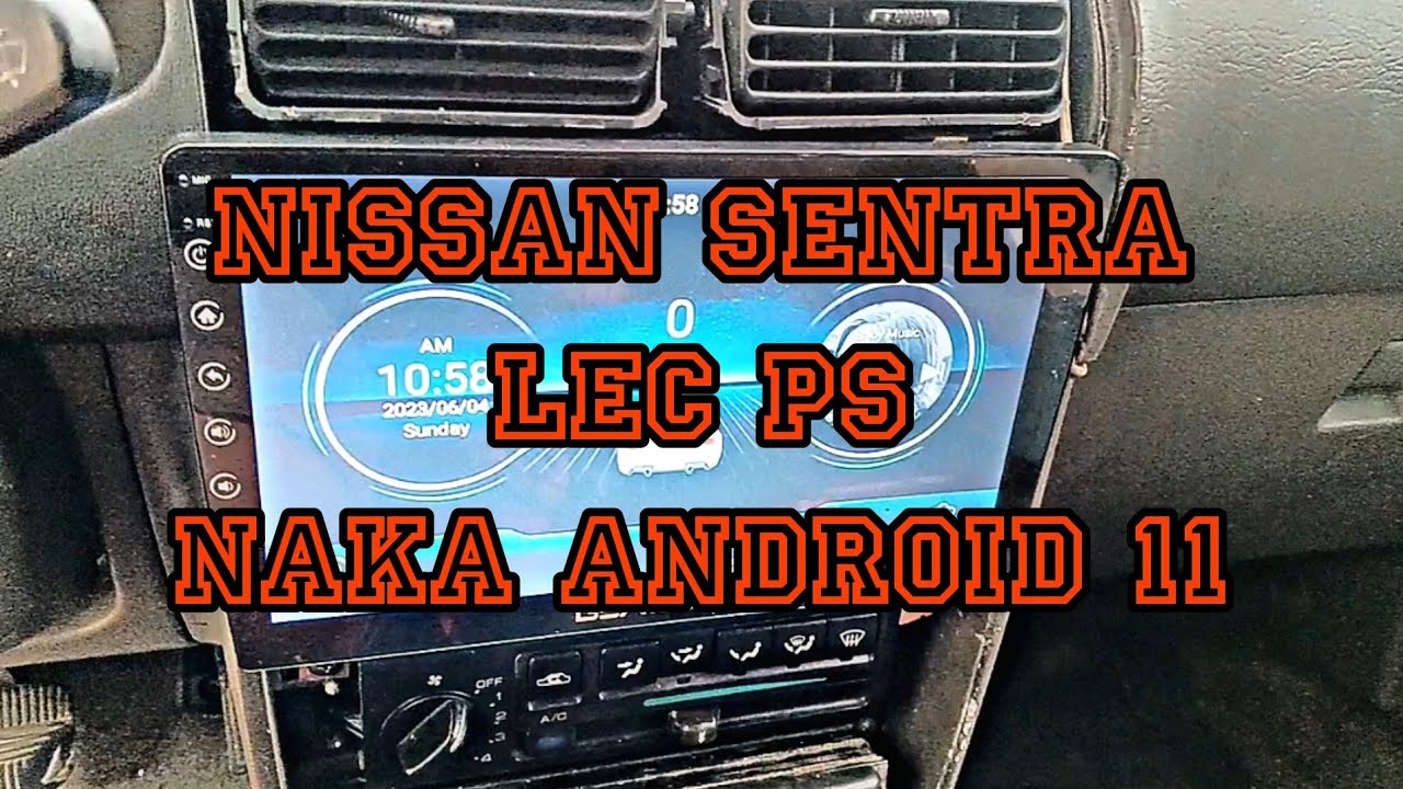 nissan sentra lec android 11/10"head unit installation - YouTube