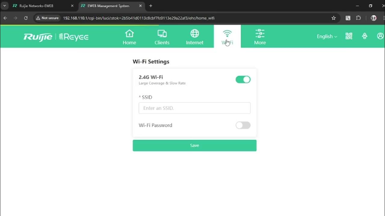 How to Control your Ruijie Router [ Router Setting ] - YouTube