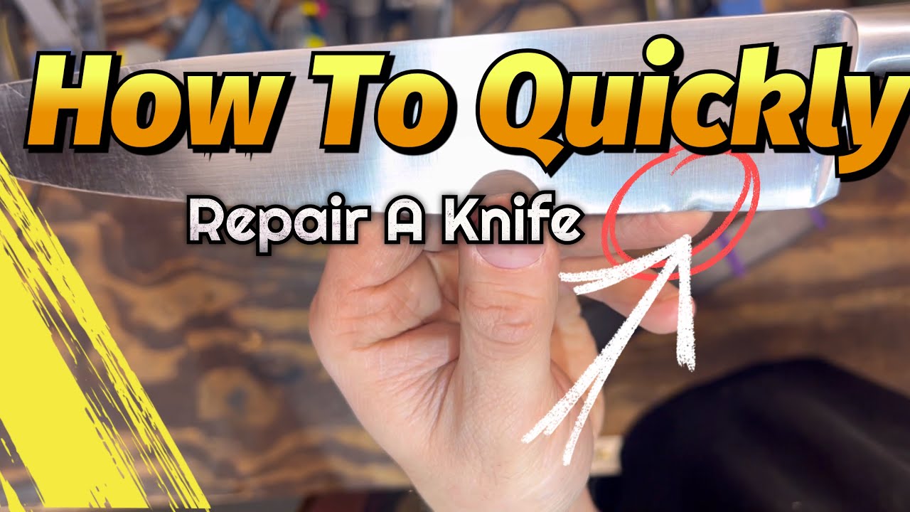 How to fix a damaged knife - YouTube
