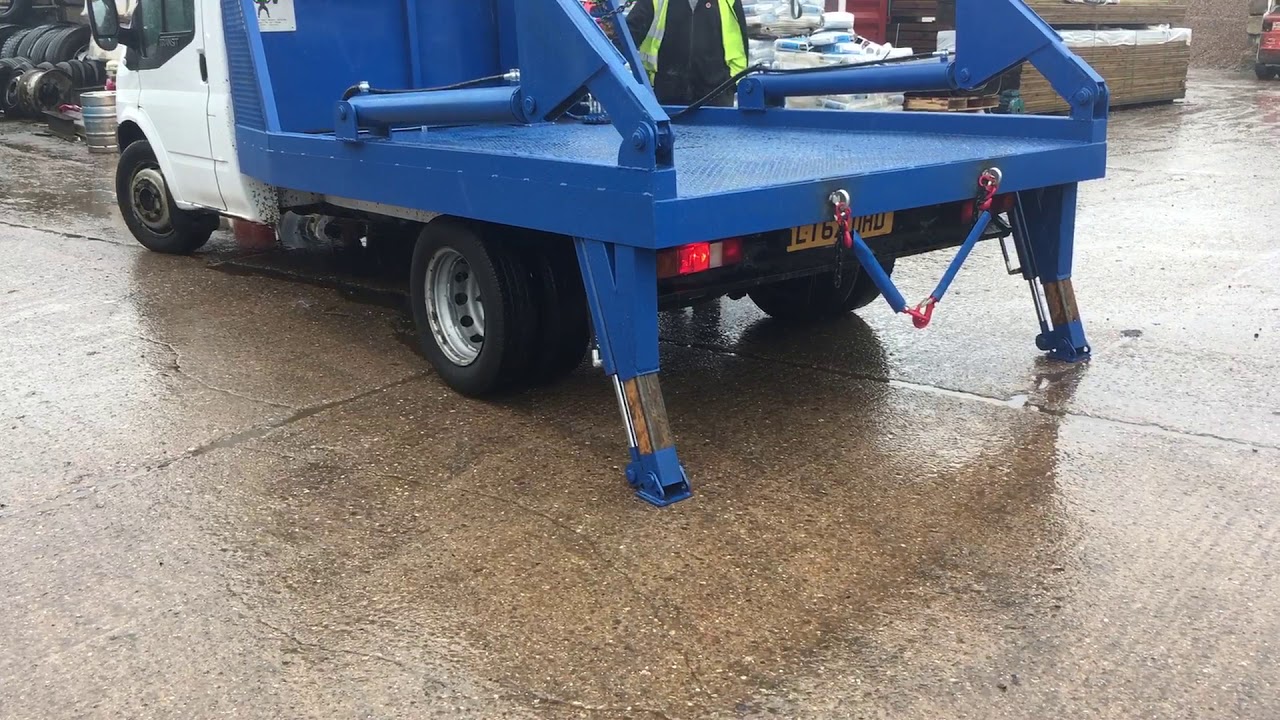 Mini skip truck - YouTube