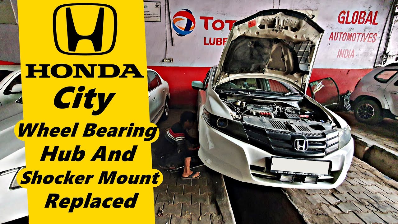 My Honda City Wheel Hub & Shocker Mount Change - YouTube