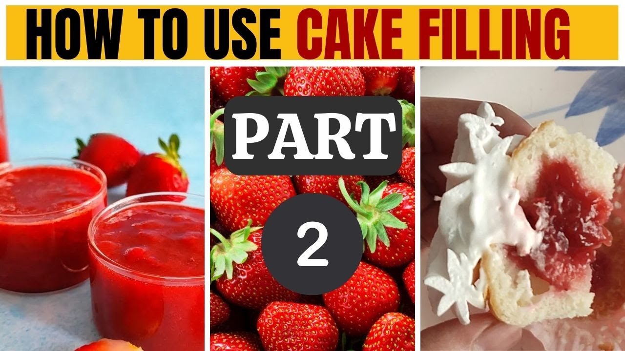 How to Use Cake Filling | How to Layer Cake | How to Make Center filled ...