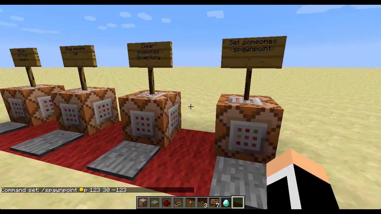 Minecraft Advanced Command Blocks 1.6.1 Tutorial - YouTube