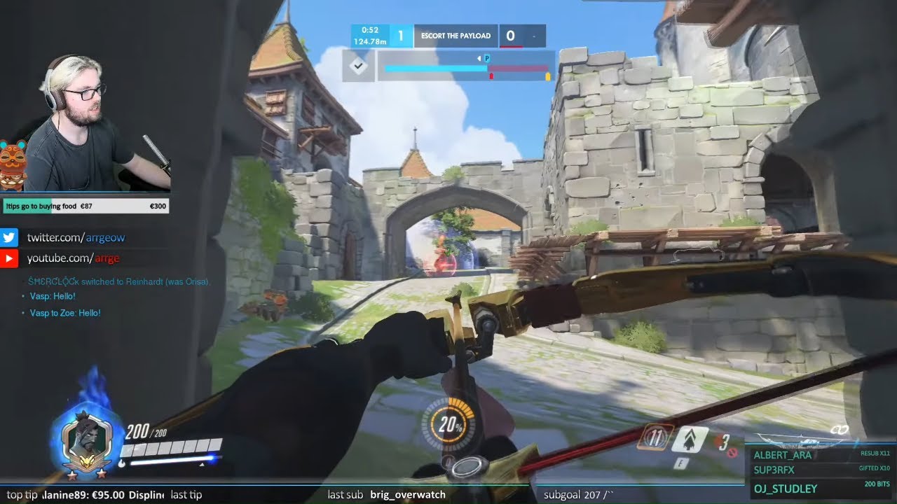 ARRGE SHOWING HIS HANZO SKILLS! [ OVERWATCH SEASON 22 TOP 500 ] - YouTube