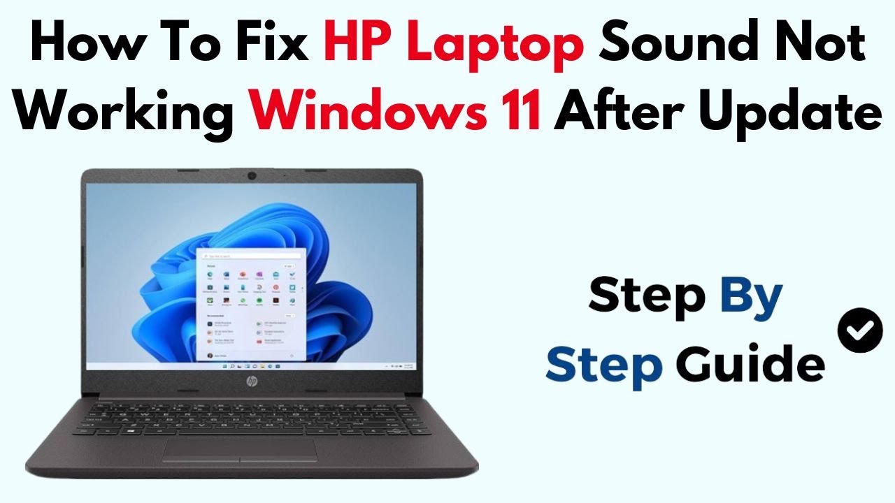 How To Fix HP Laptop Sound Not Working Windows 11 After Update - YouTube