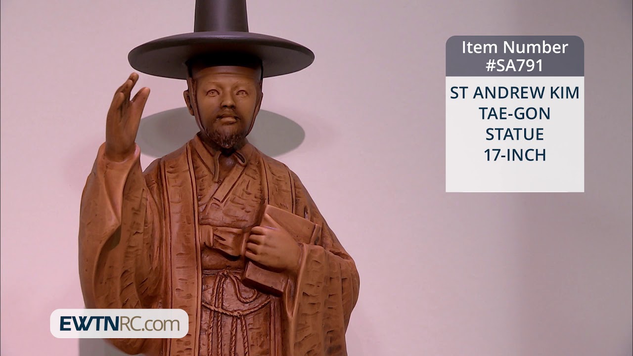 ST ANDREW KIM TAE-GON STATUE - YouTube