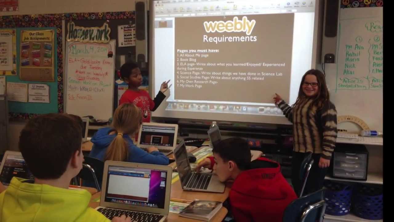 Weebly for Education-Student Online Portfolios - YouTube