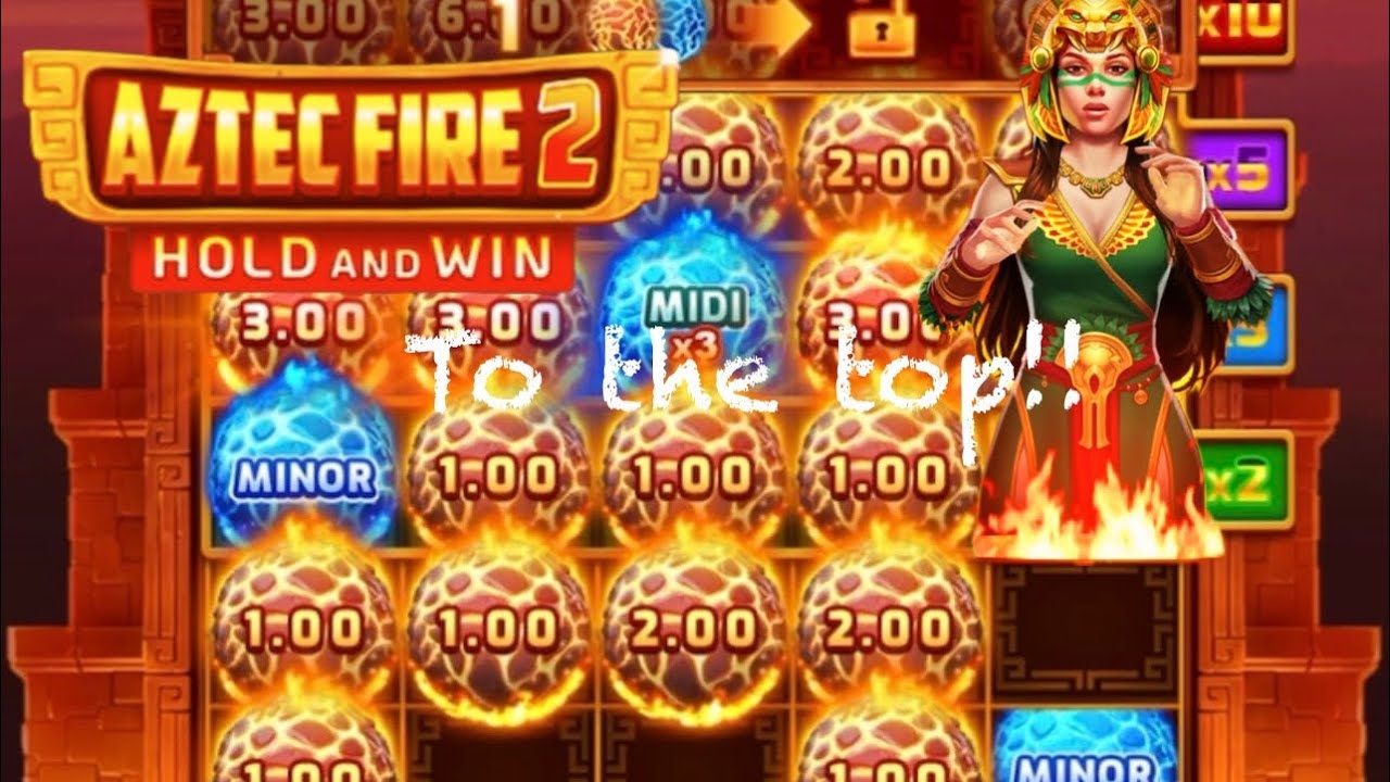Aztecs Fire 2. Going crazy on the last spin save! To the top!!! - YouTube