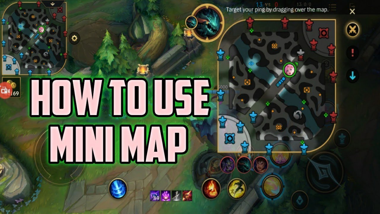 HOW TO USE WILD RIFT MINI MAP | HOW TO PING WILD RIFT MINI MAP | WILD ...