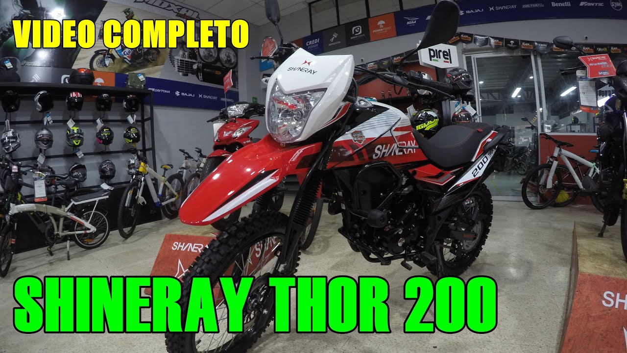SHINERAY THOR 200 2021 || REVIEW + FICHA TÉCNICA + VELOCIDAD MÁXIMA + PRECIO - YouTube