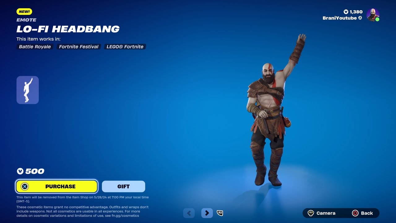 Lo-Fi Headbang | Fortnite Emote - YouTube