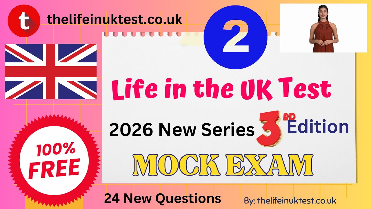 (UPDATED 2026) Life in the UK Test | Mock Test 2 | Free 3rd Edition ...