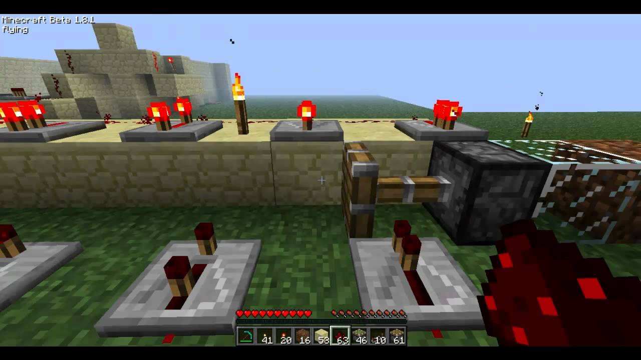 Minecraft - Item pusher - YouTube