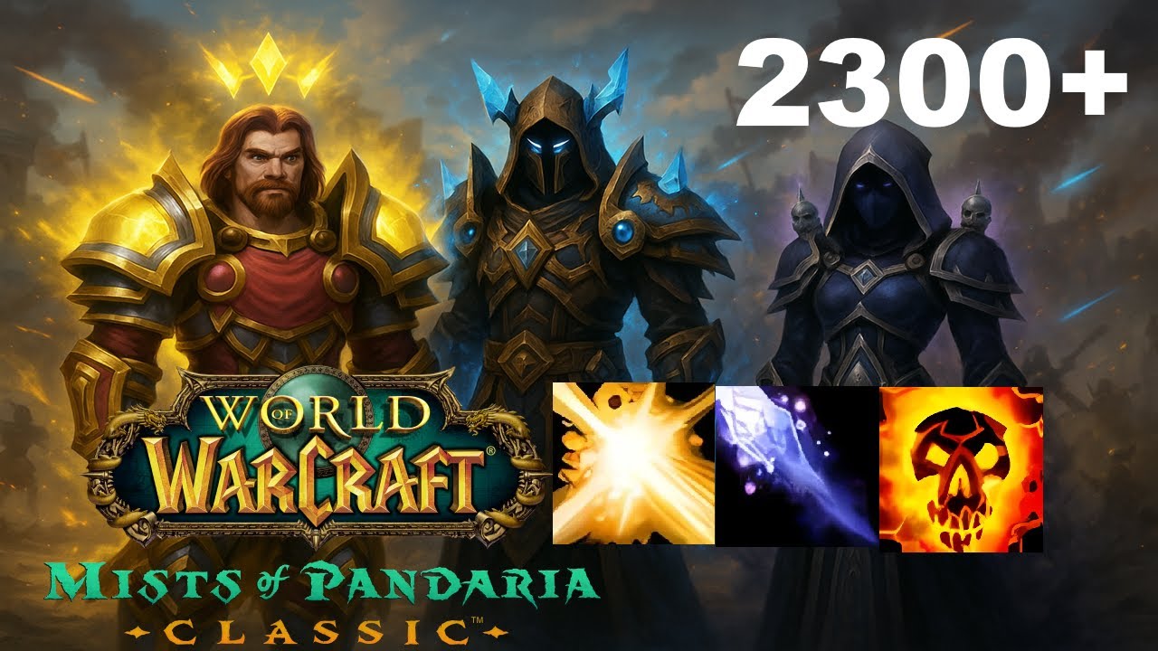 WoW MoP Classic PvP - Holy Paladin 3v3 Arena (2300+) - God Comp (Ep. 3 ...