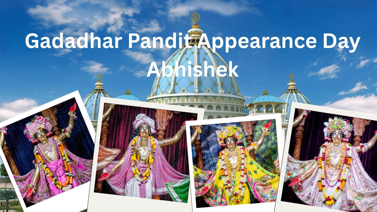 Gadadhar Pandit Appearance Day Abhishek (April 27, 2025) - YouTube