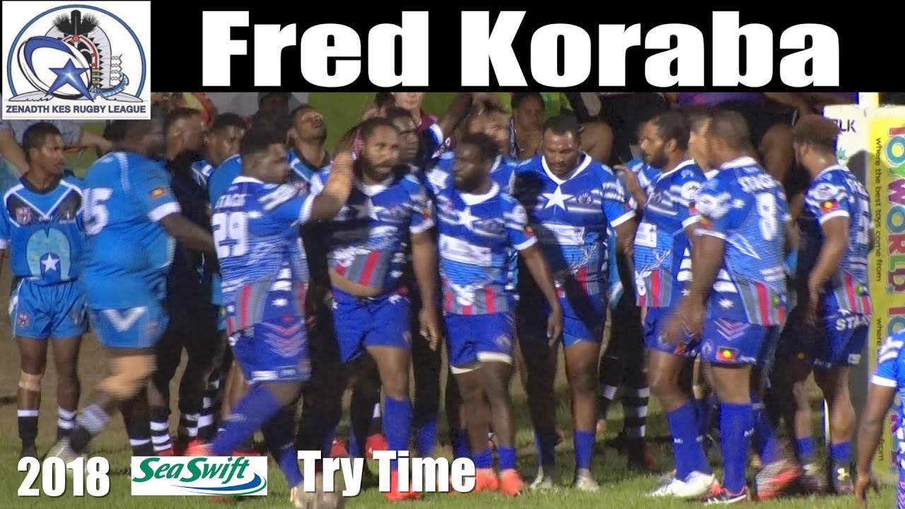 2018 Fred Koraba Try ~ Zenadth Kes Rugby League ~ Saibai Stags v Roxin ...