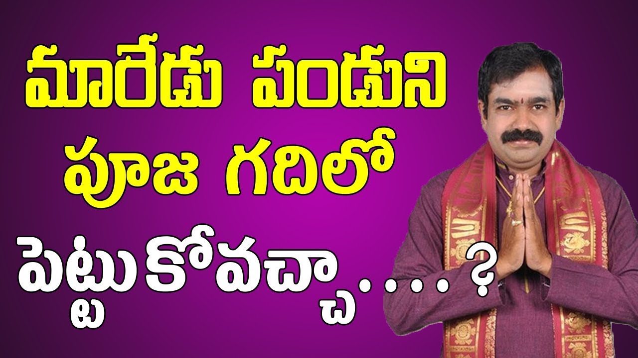 మారేడు పండుని పూజ గదిలో పెట్టుకోవచ్చా....? | Maredu Pandu | Maredu ...