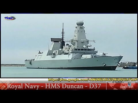 Royal Navy - HMS Duncan D37 - YouTube