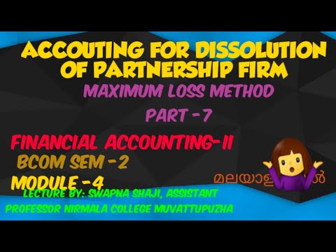 DISSOLUTION-MAXIMUM LOSS METHOD - YouTube