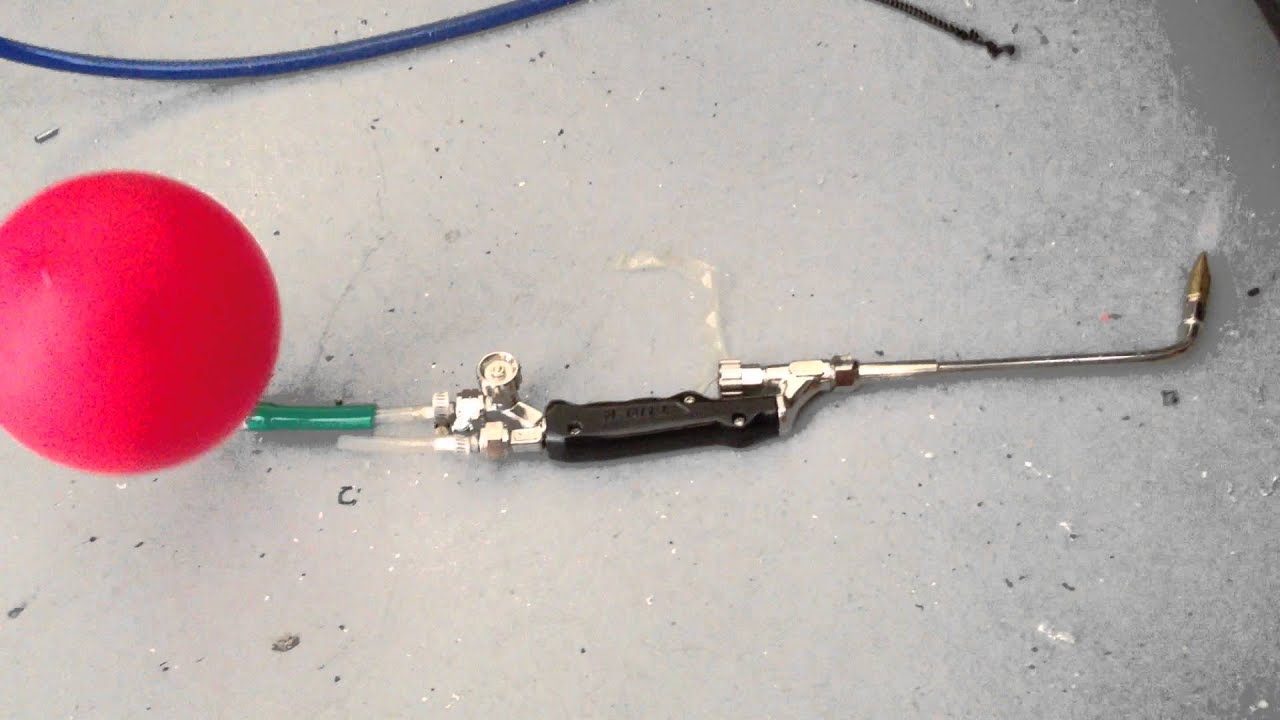 Pure Hydrogen torch - YouTube