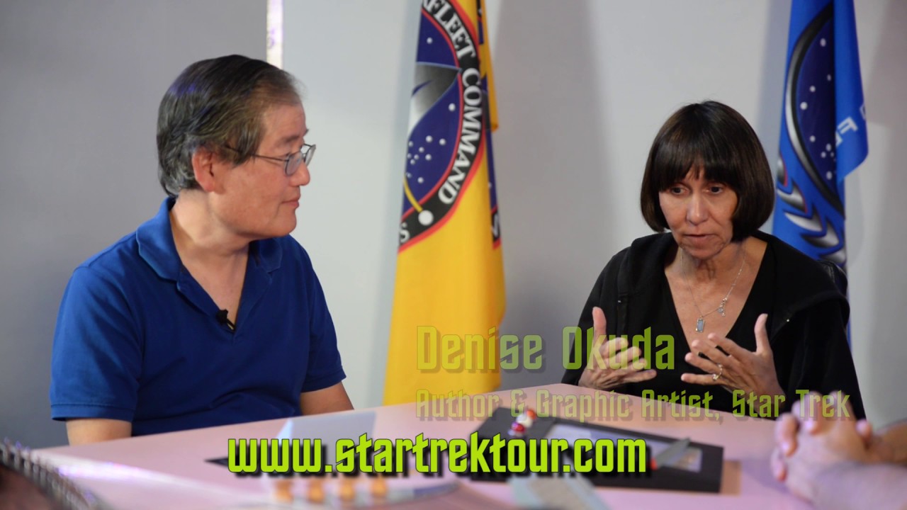 Doug Drexler, Mike and Denise Okuda tour the Enterprise - YouTube