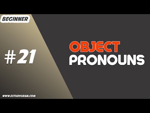 İngilis dili obyekt əvəzlikləri (object pronouns)#21