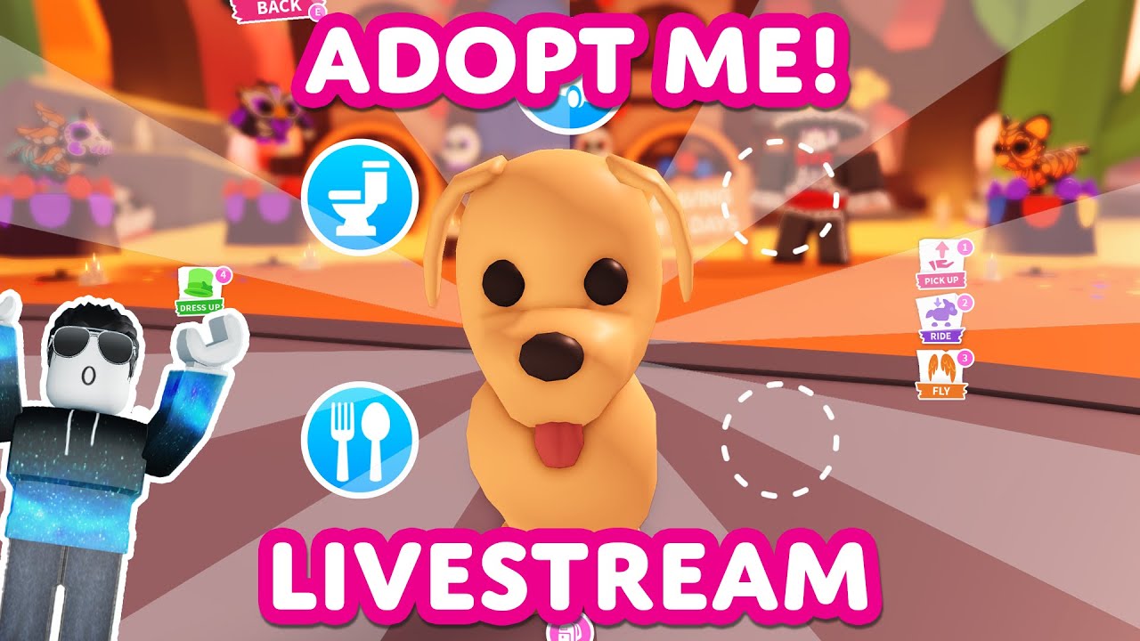🐶 MY PET CAN POOP?! 💩 Adopt Me Update Livestream! - YouTube