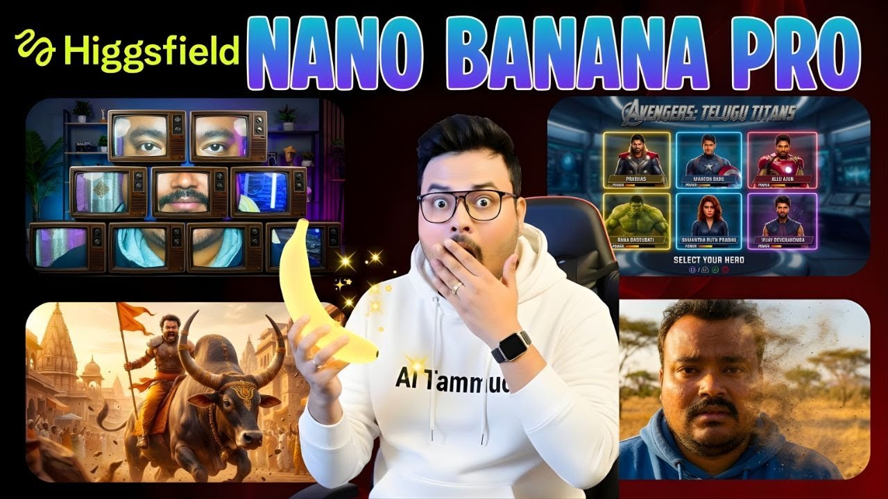 The New 4K Beast — Nano Banana Pro on Higgsfield! - YouTube