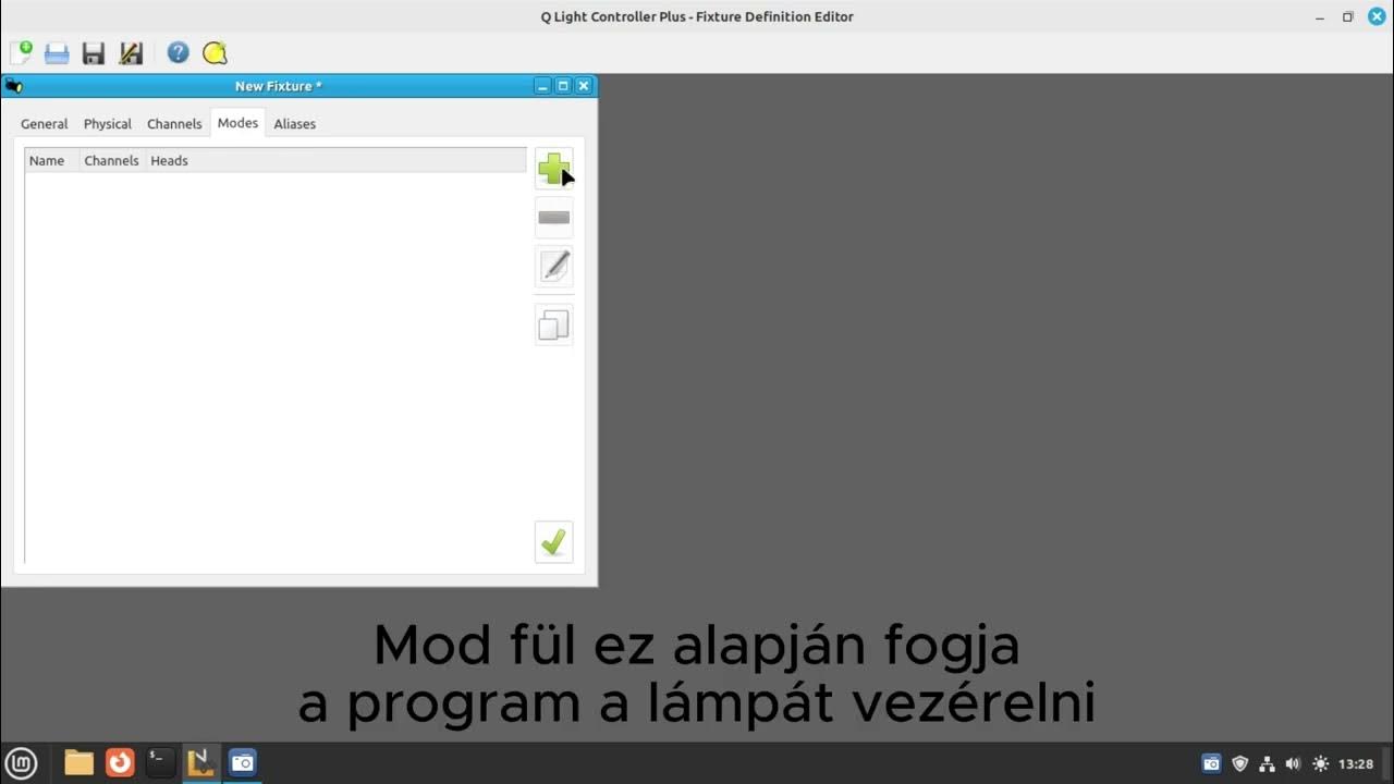 QLC+ Fixtures Editor bemutatása. - YouTube