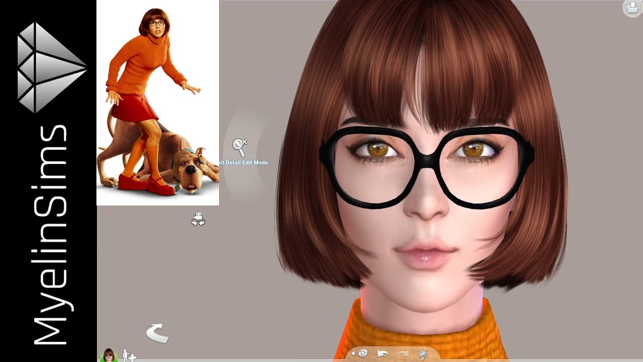 🌸The Sims 4 | Create A Sim - Linda as Velma in Scooby-Doo - YouTube