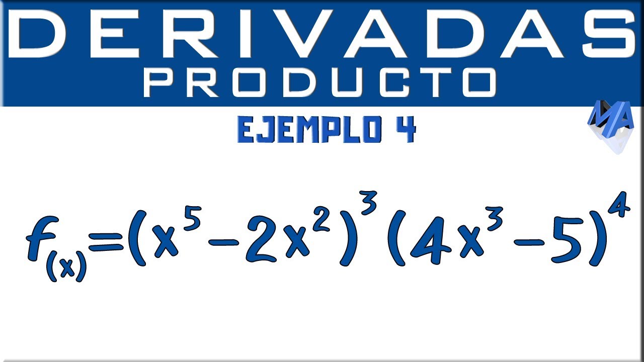 Derivada De Un Producto Ejemplo 4 Regla De La Cadena YouTube Derivada De Un Producto Ejemplo 4 Regla De La Cadena YouTube