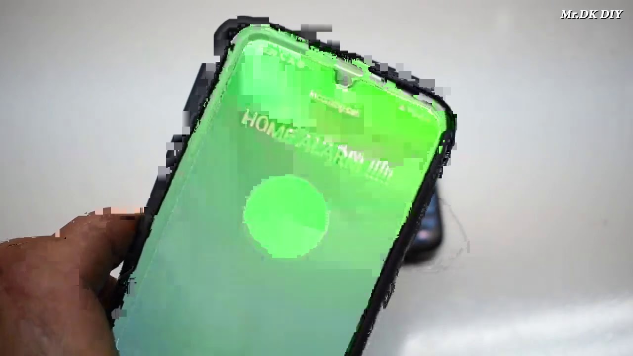 DIY Home Security Alarm System (OLD PHONE) - YouTube