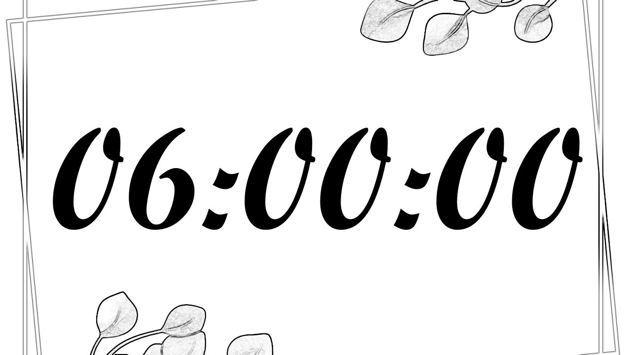 6 Hour Timer | 360 Minute Timer | 360 Minute Countdown with Music - YouTube