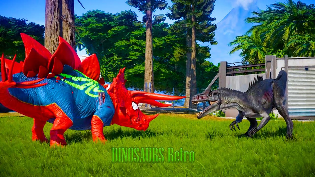 Ultimate Dinosaur Battle! Jurassic World Evolution: Spinosaurus vs ...