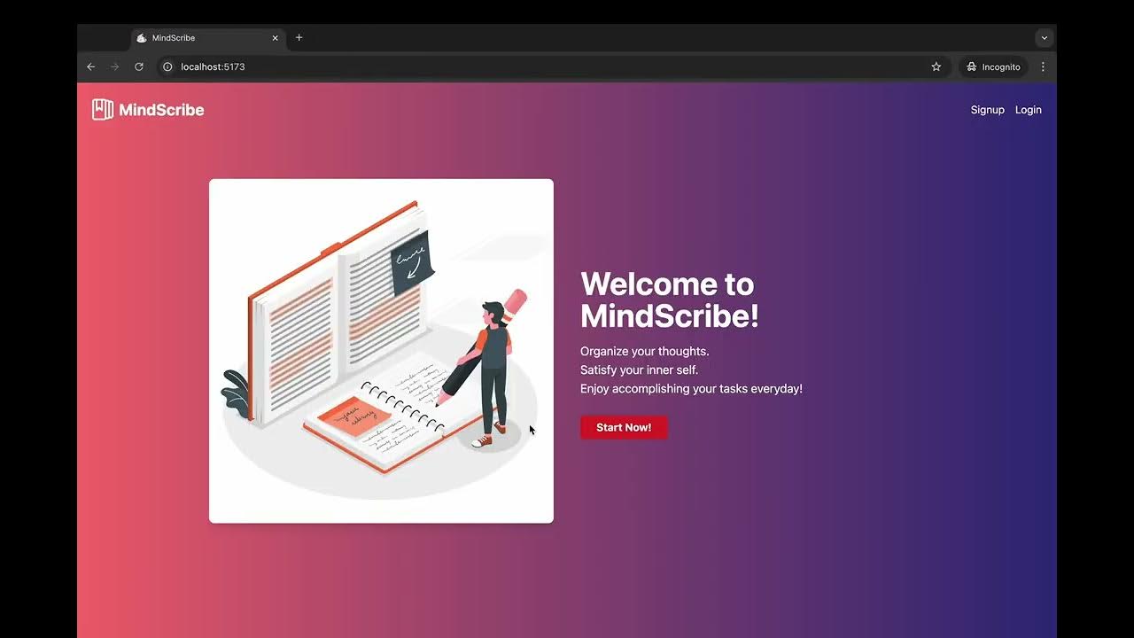 MindScribe: A Full-Stack Journal Management App Demo - YouTube