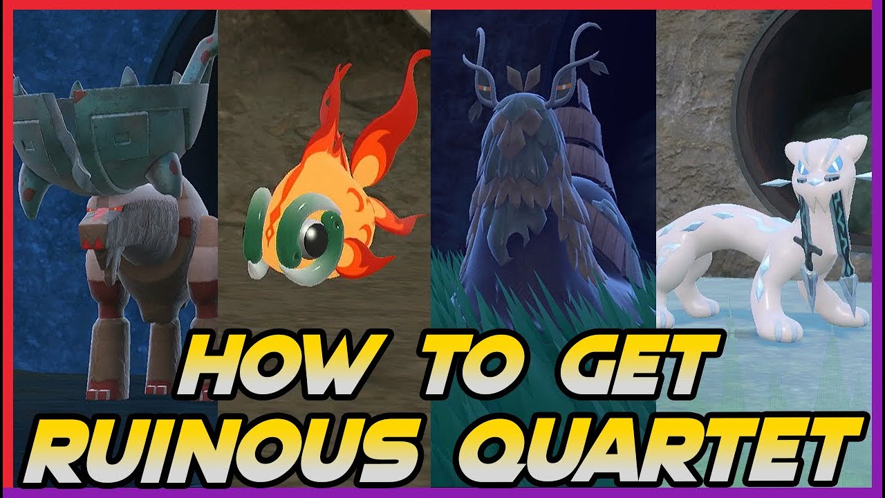 HOW TO GET ALL LEGENDARY RUIN Pokemons in Pokemon Scarlet and Violet ...