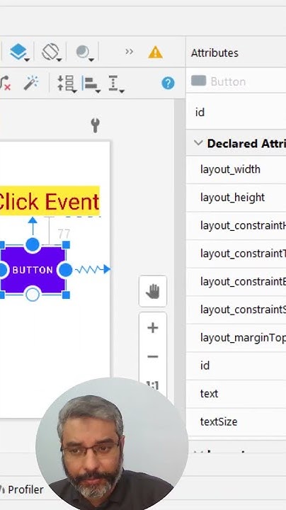 How to add Button OnClick Event in Android Studio #androidstudio #android #androidtutorial # ...