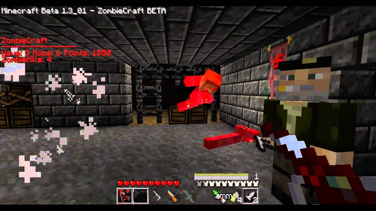 Minecraft singleplayer mods Ep 6: Nazi Zombies in minecraft!! - YouTube